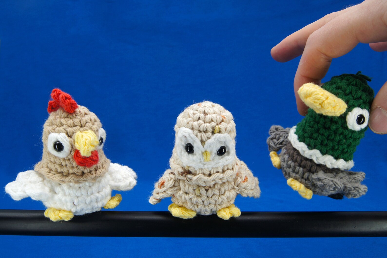 Crocheted Duck Birb (secret Agent Bird) PDF and Video Crochet Pattern ...