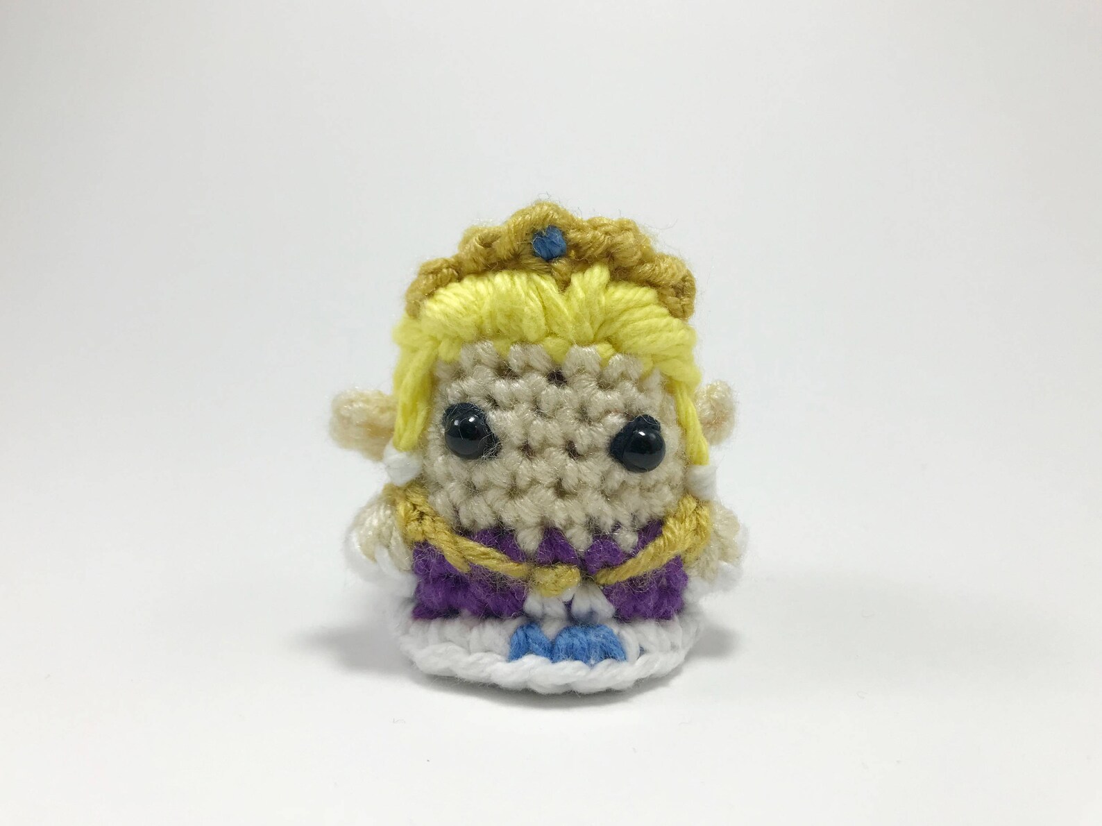 Zelda From Legend of Zelda Crocheted Amigurumi Finger Puppet - Etsy