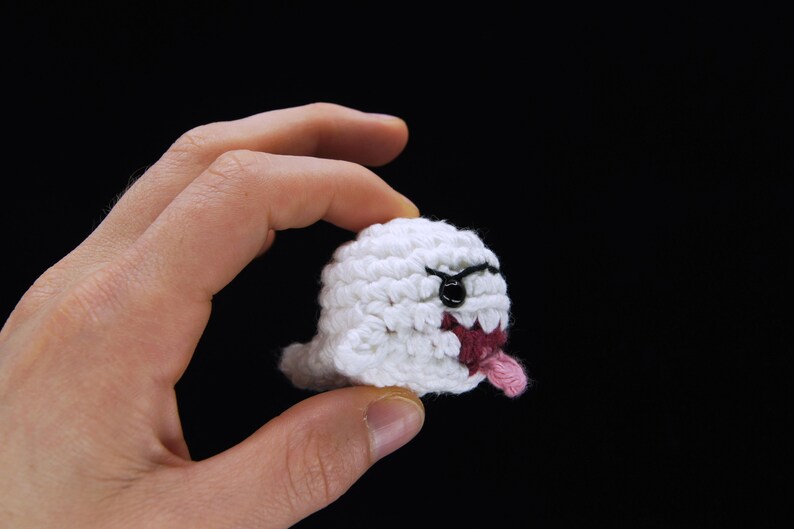 Crocheted Boo Ghost From Super Mario Bros. Amigurumi PDF | Etsy