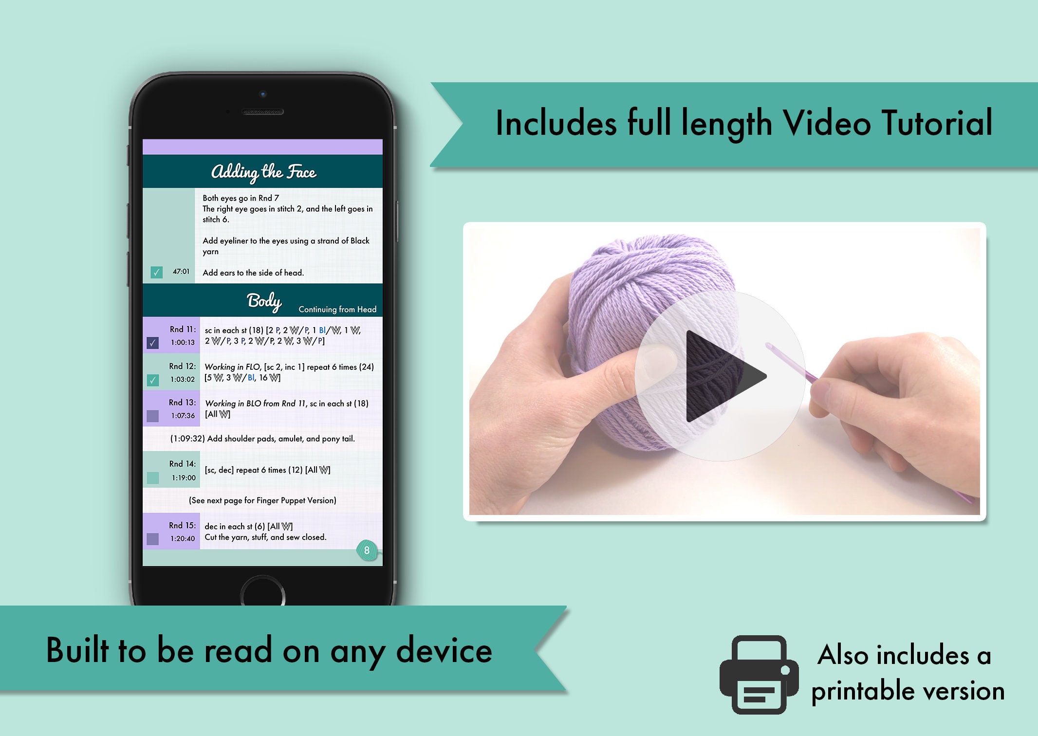 The Hulk Amigurumi Finger Puppet PDF Pattern | Etsy