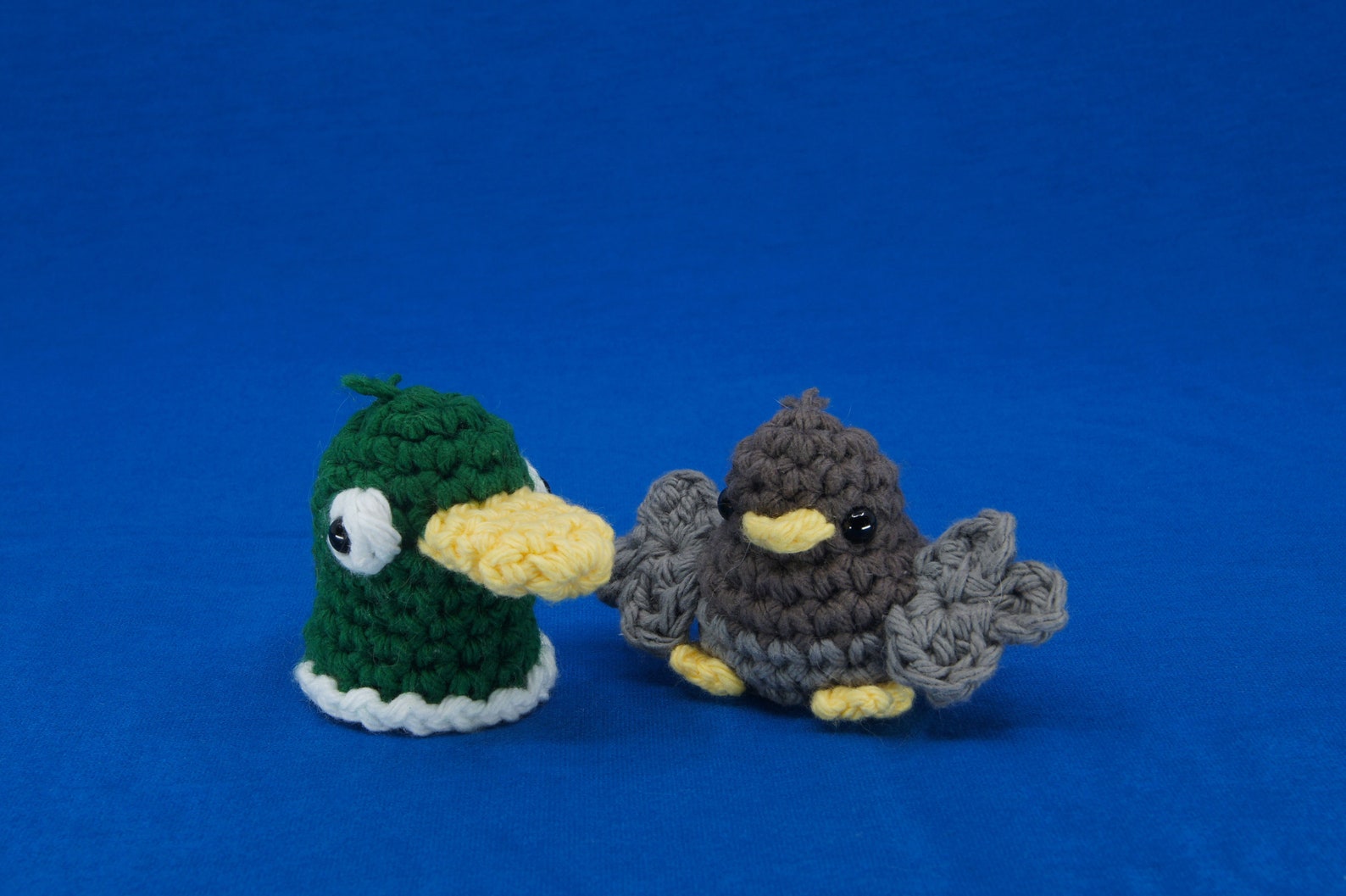 Crocheted Duck Birb secret Agent Bird PDF and Video Crochet - Etsy