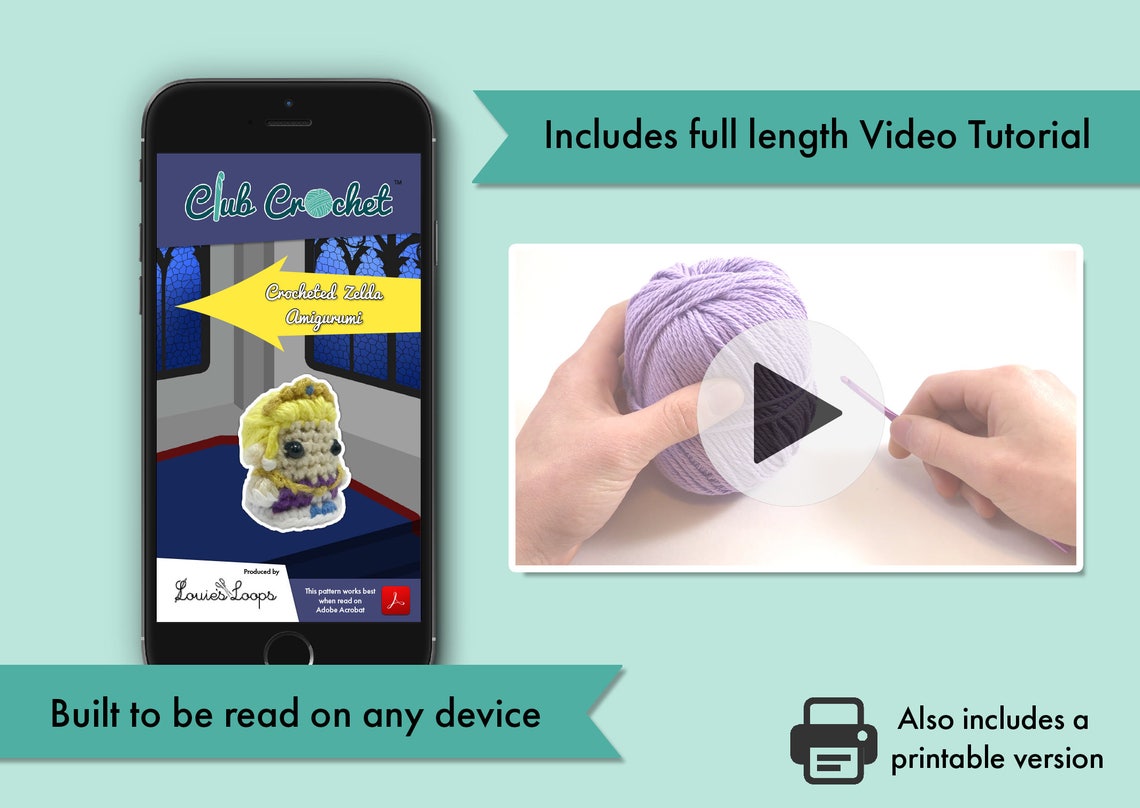 Zelda From Legend of Zelda Crocheted Amigurumi Finger Puppet - Etsy