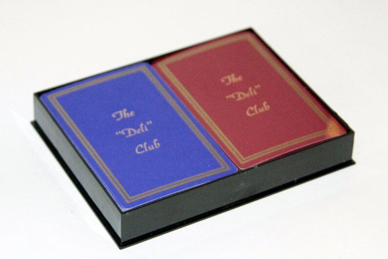 Vintage Playing Card Set in Original Box From the "deli" Club - Etsy