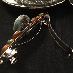 Seahorse Barrette, Fish Barrette, Freshwater Pearl Barrette, Pearl ...