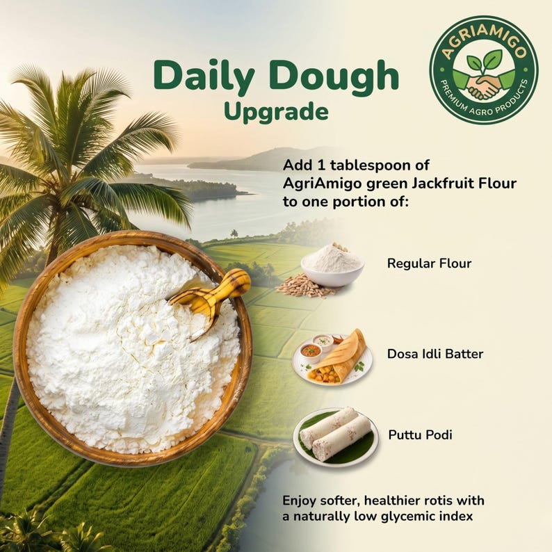 Raw Jackfruit Flour | Gluten-free Plant-based Baking Ingredient - Etsy