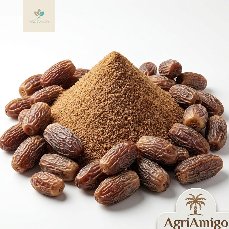 100% Natural Dates Powder | Fine Ground Baking Sweetener Ingredient - Etsy