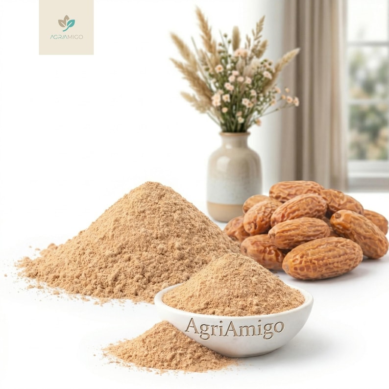 100% Natural Dates Powder | Fine Ground Baking Sweetener Ingredient - Etsy