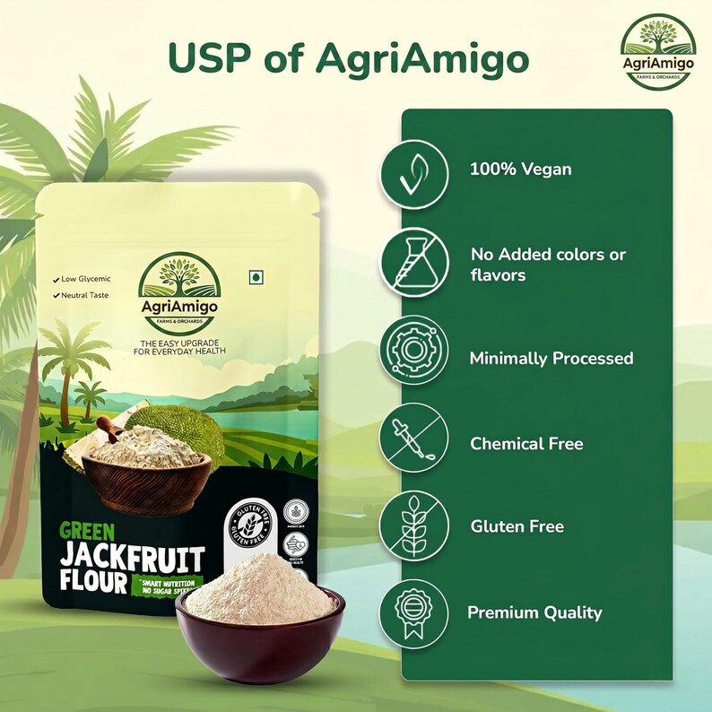 Raw Jackfruit Flour | Gluten-free Plant-based Baking Ingredient - Etsy