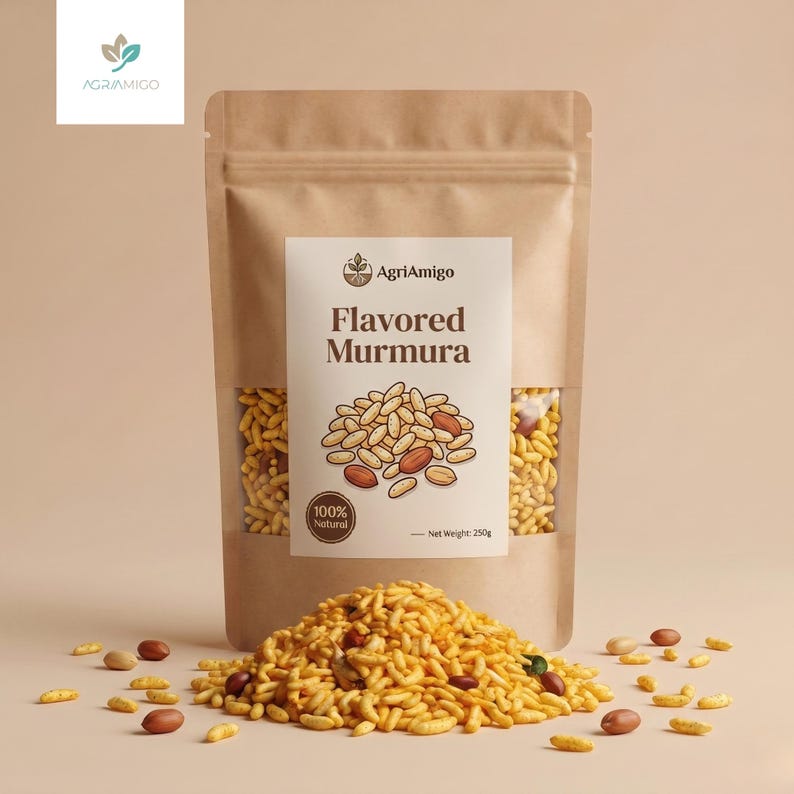 Indian Murmura Snack Mix | Seasoned Puffed Rice Crispy Namkeen - Etsy UK