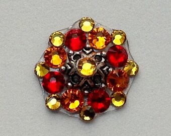 Pale Pink & Purple Swarovski Crystal Bindi | Etsy