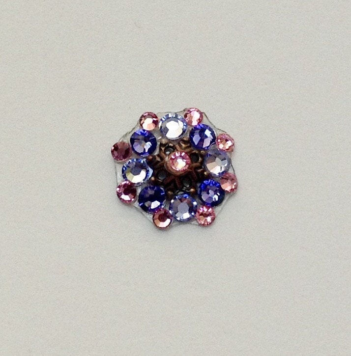 Pale Pink & Purple Swarovski Crystal Bindi - Etsy