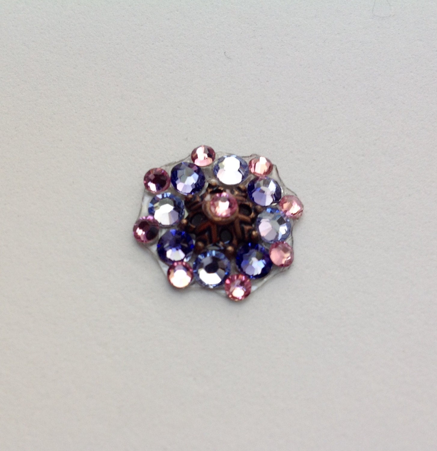 Pale Pink & Purple Swarovski Crystal Bindi - Etsy