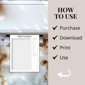 Printable Pain Management Tracker *instant Download* - Etsy