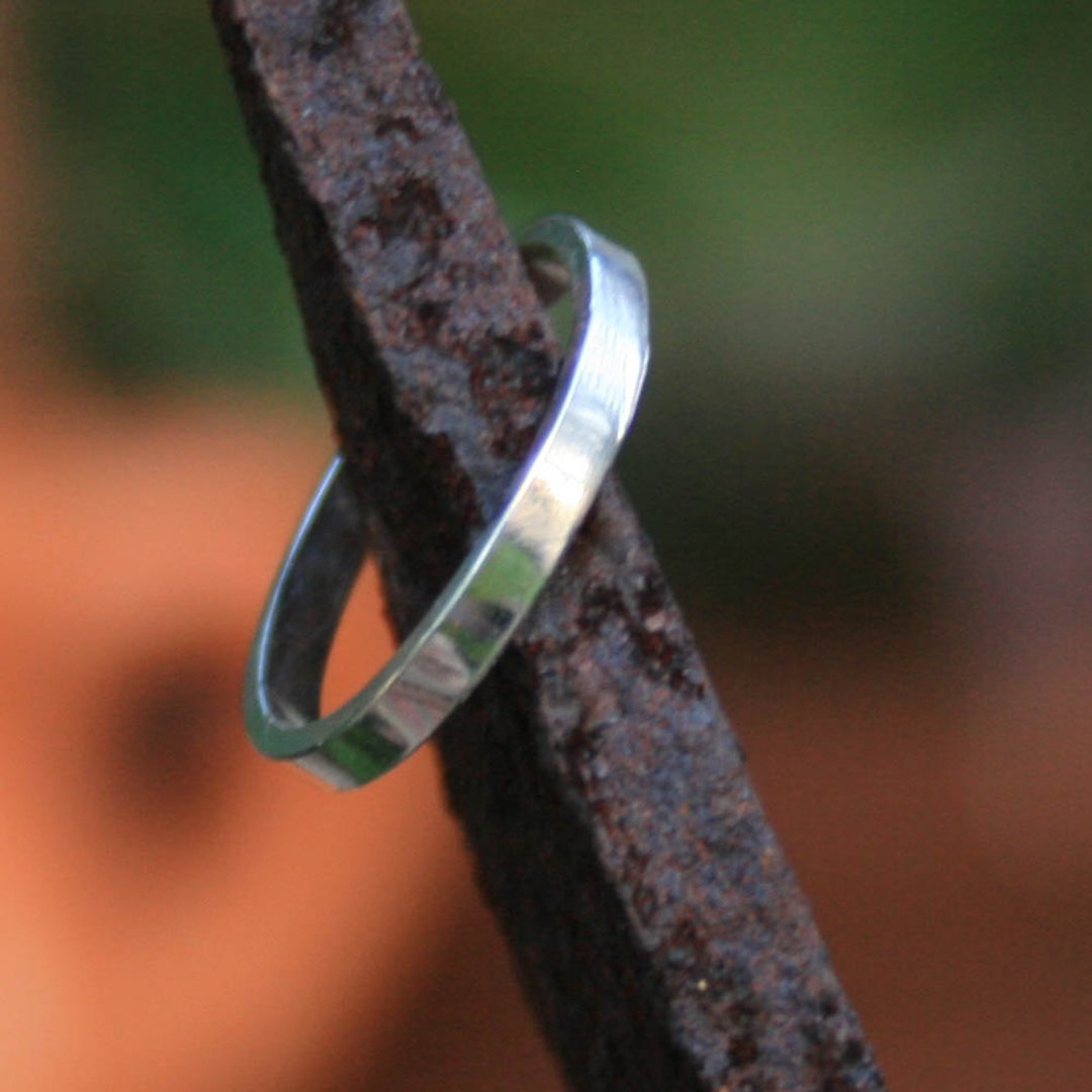 Sterling Silver Ring Simple Band - Etsy