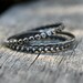 Sterling Silver Stacking Ring Set Three Stack Ring Set - Etsy