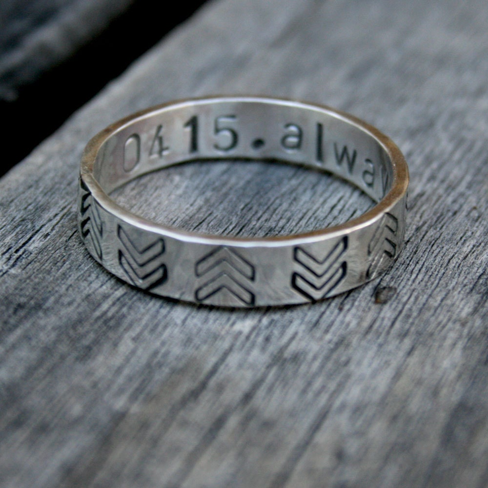 Personalized Hand Stamped Jewelry Custom Sterling Silver - Etsy