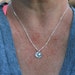 Sterling Silver Necklace Celestial Moon and Star - Etsy