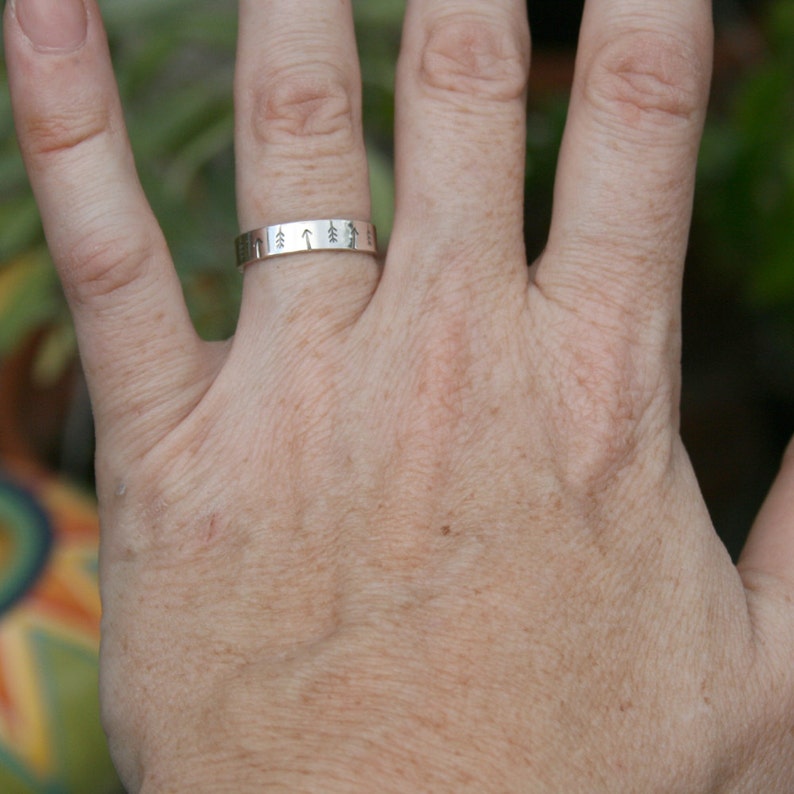 Personalized Hand Stamped Jewelry - Custom Sterling Silver Ring ...