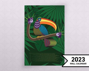 Toucan Calendar - Etsy