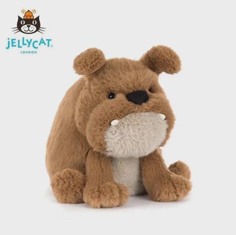 Jellycat Derek Dog Plush Toy – Soft Dog Stuffed Animal, Comfort Doll ...