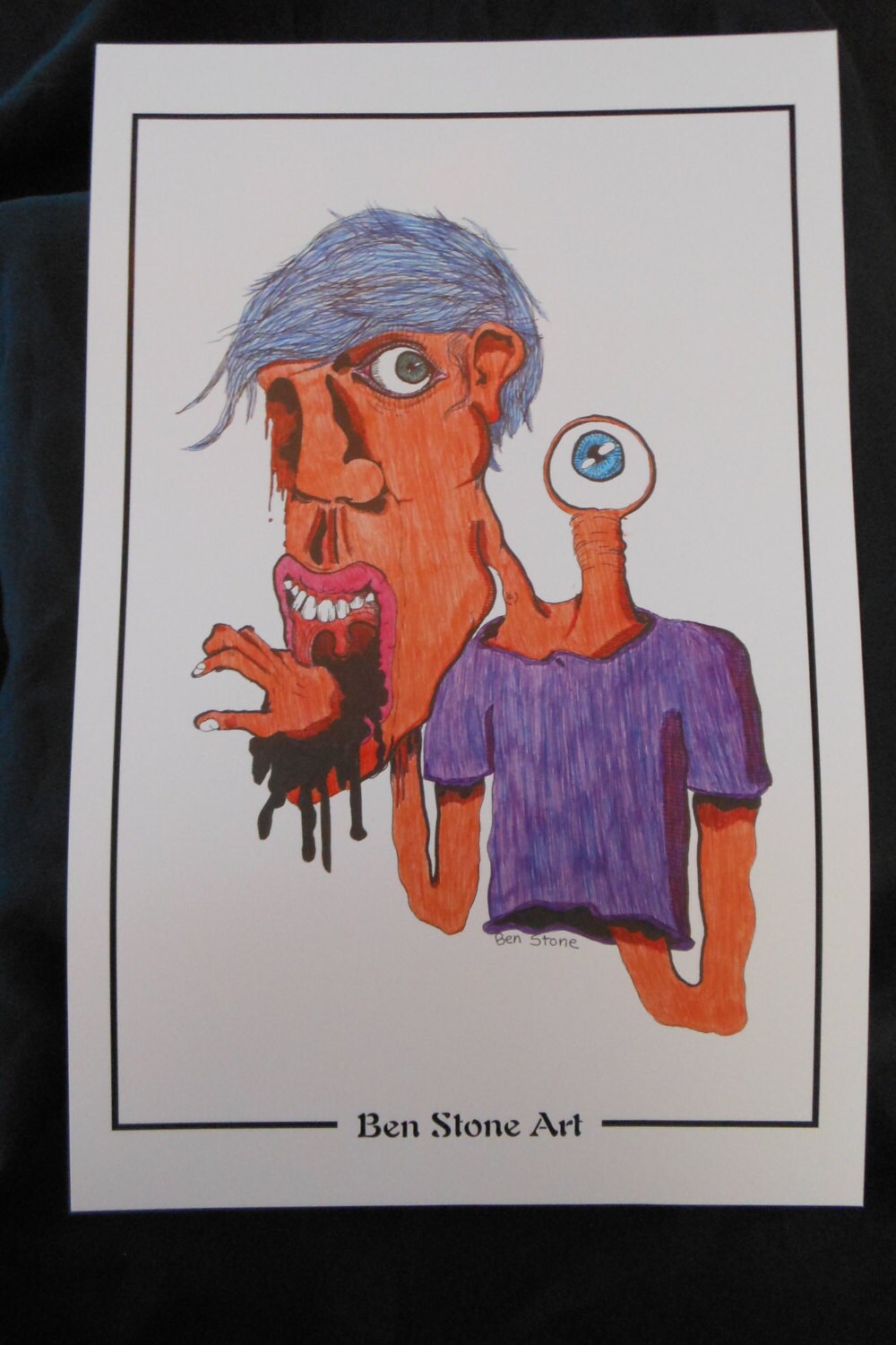 Self Portrait by Ben Stone Art - Etsy