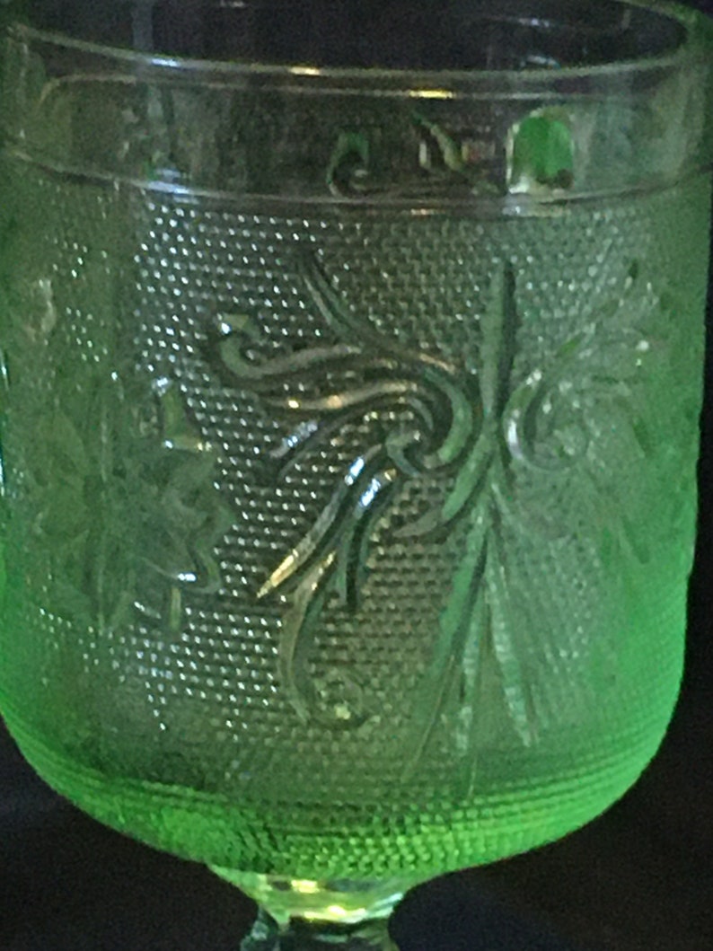 Tiara Pattern, Chantilly Green, by Indiana Glass Set of Three 3 Handled ...