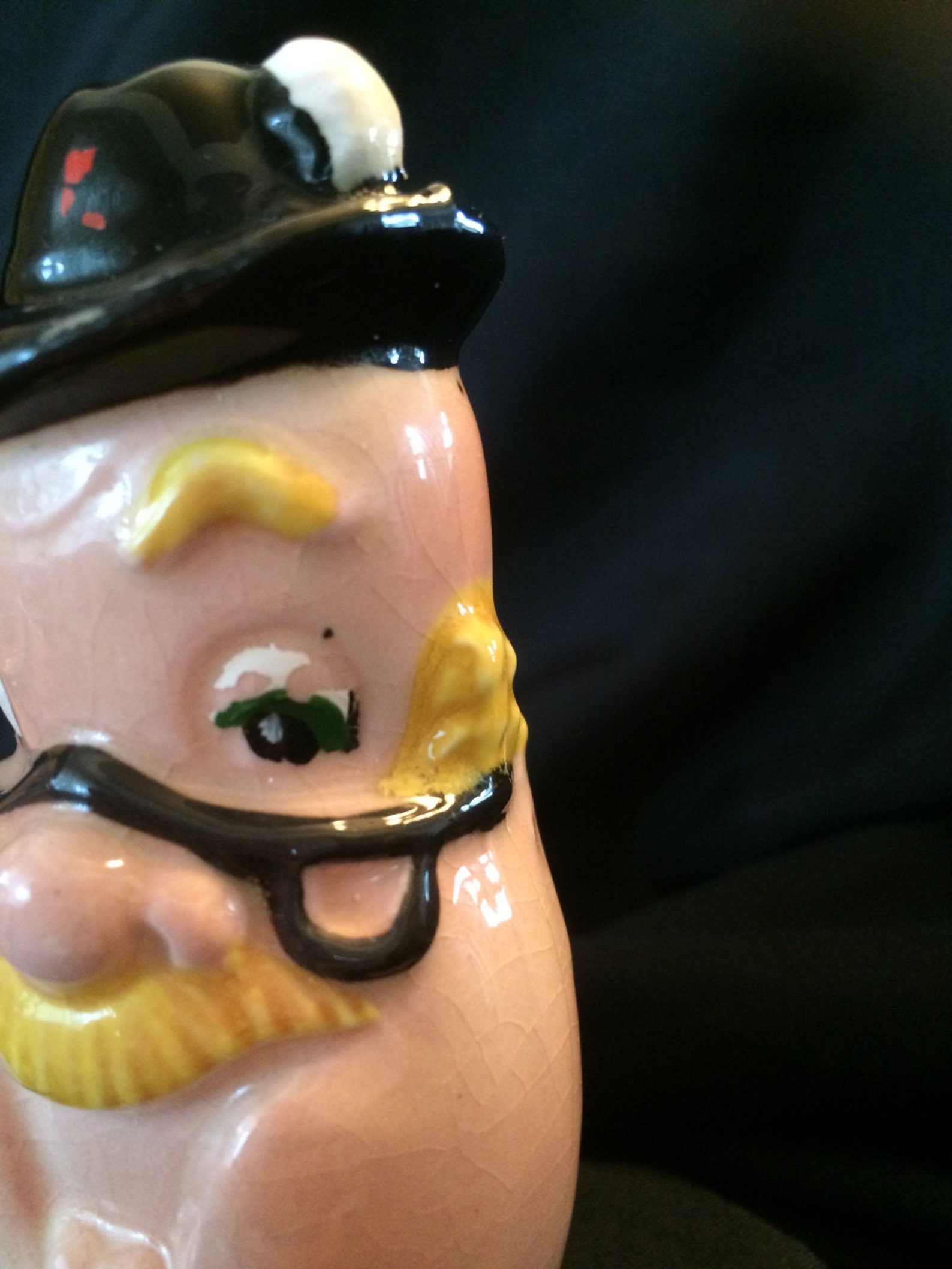 Vintage Man Head Salt and Pepper Shakers Shafford - Etsy