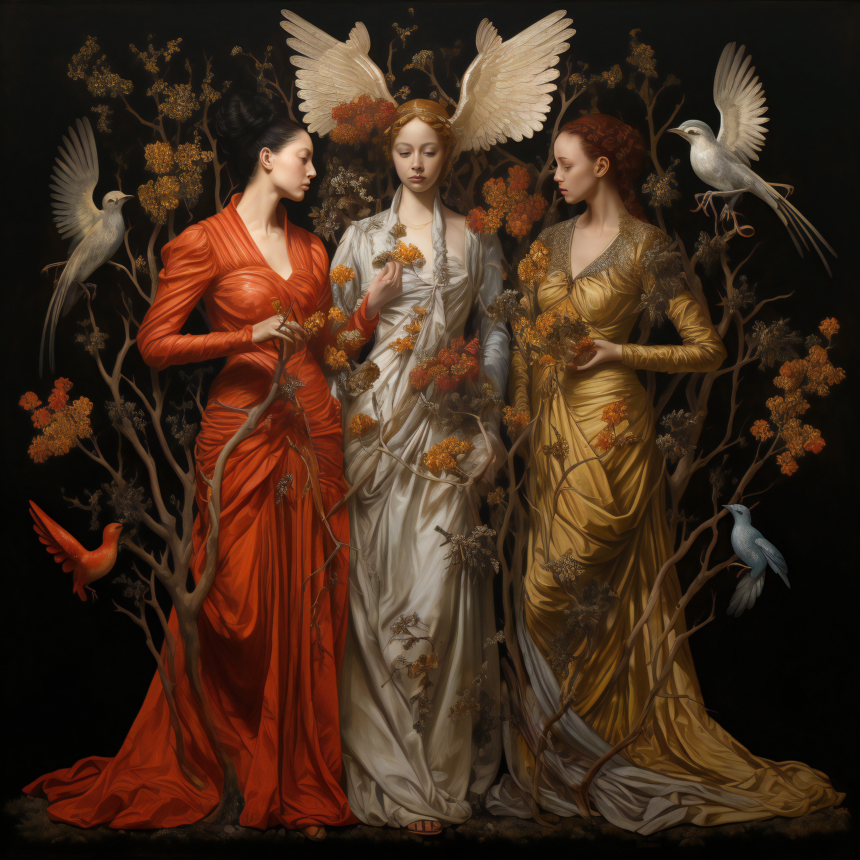The Three Graces - Etsy