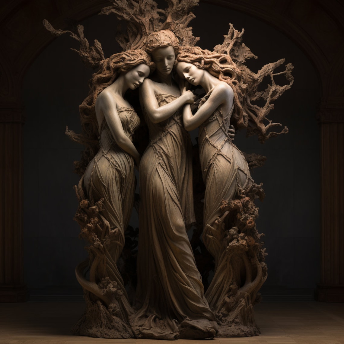 The Three Graces - Etsy