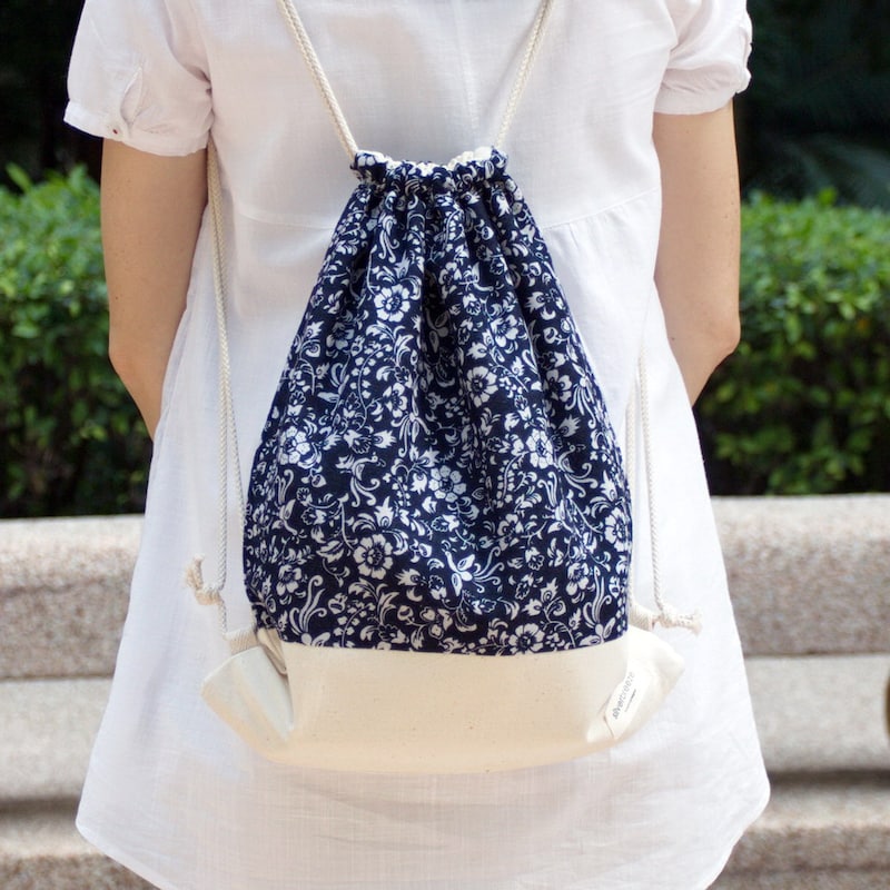 Drawstring Backpack - Etsy