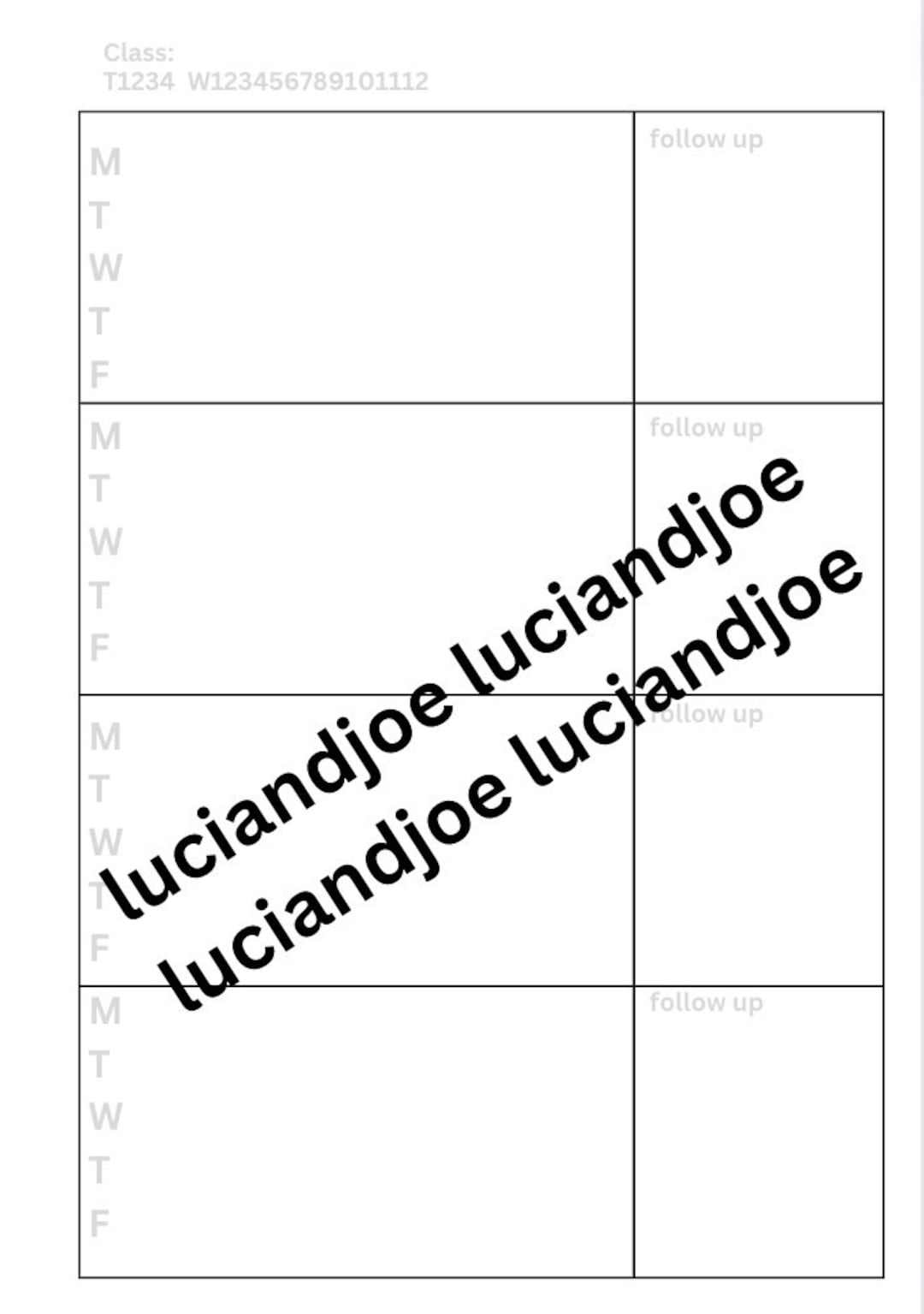 Teacher Class Weekly PDF Chronicle Planner Template - Printable Digital ...
