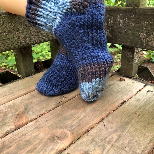 Hand Knit Socks - Etsy