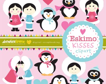 Eskimo clipart | Etsy