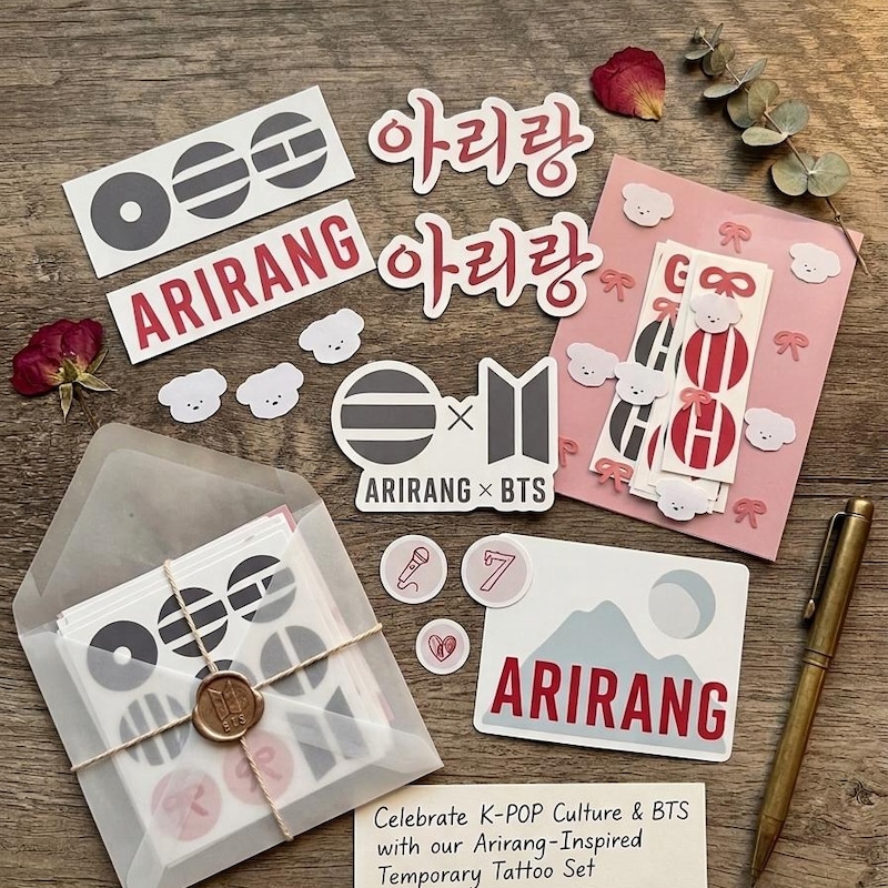 Temporary Tattoo Kpop - Etsy Denmark