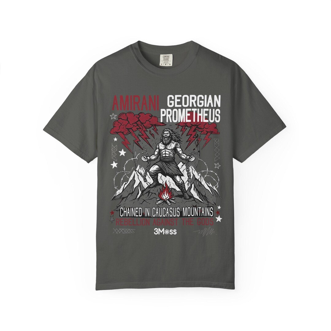 Prometheus Amirani Chained in Caucasus Mountain T-shirt - Etsy
