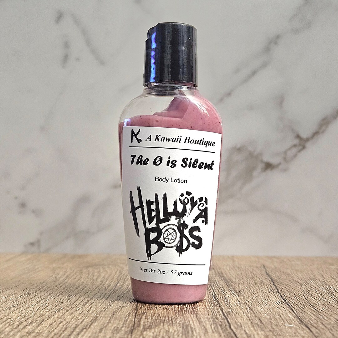 The Ø is Silent - Blitzo Helluva Boss Body Lotion - Etsy