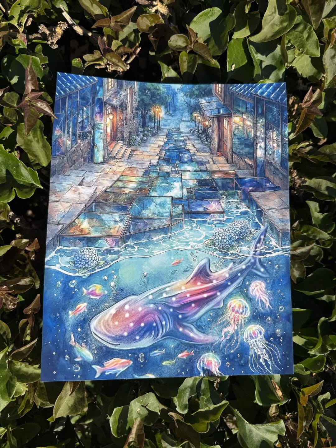 Seaglass Street Art Print - Etsy