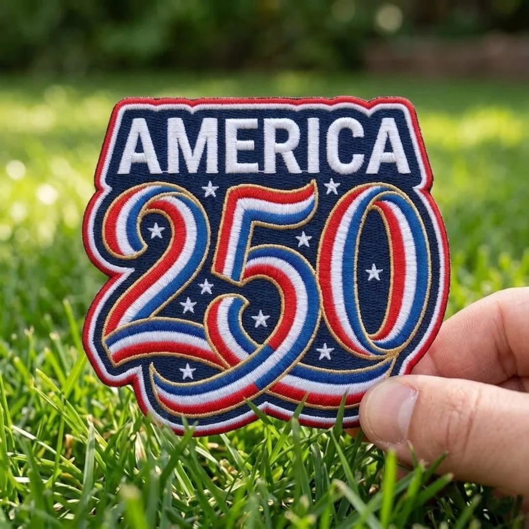 Custom Name America 250 Patch, Patriotic Embroidered 4th July, 250th ...