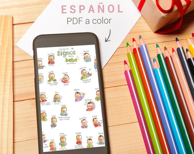 ES Baby Sign Language Poster SPANISH PRINTABLE Sign With Baby ...