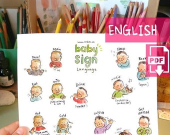 Baby Sign Language | Etsy