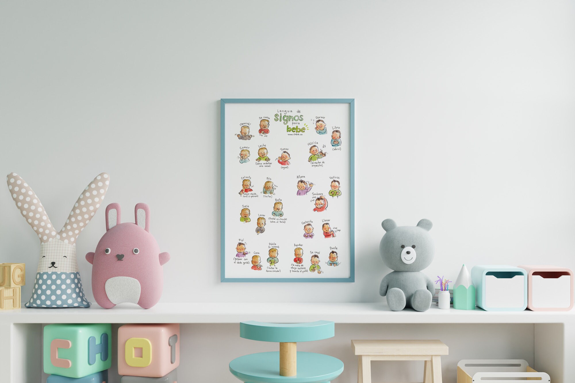 ES Baby Sign Language Poster SPANISH PRINTABLE Sign With Baby ...