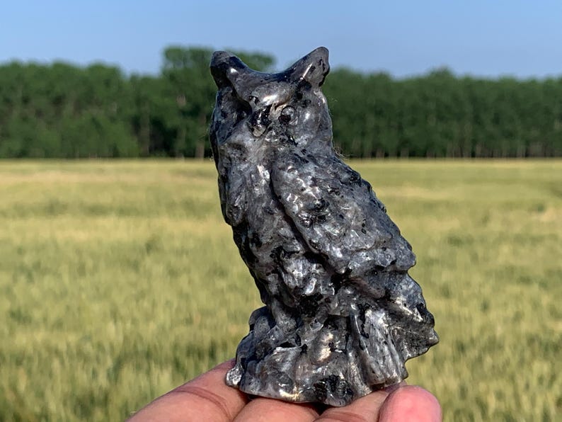 Yooperlite Owl Skull:quartz Crystal Healing Home Decor, 3.1" - Etsy