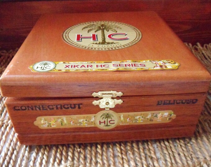 HC El Corojo Cigar Box, Imported Cigar Humidor From Nicaragua, Xikar HC ...