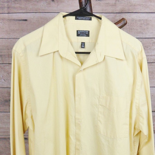 Mens Yellow Dress Shirts - Etsy