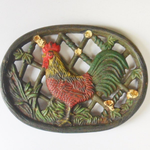 Cast Iron Trivet Vintage - Etsy