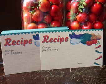Vegetable Recipe | Etsy