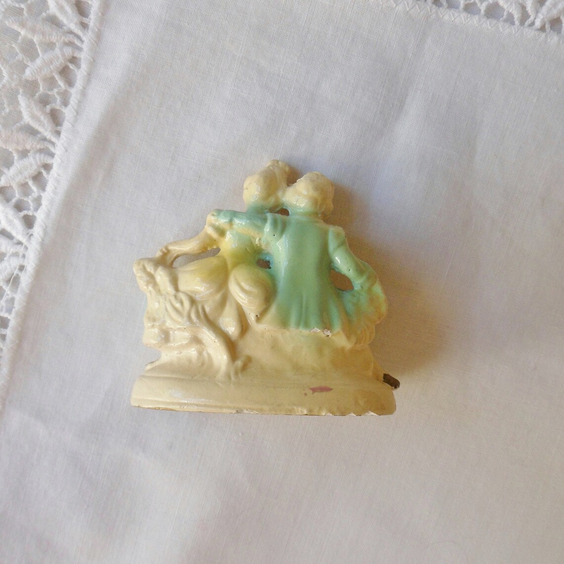 Courting Couple Figurine Romantic Victorian Couple E F Jung | Etsy