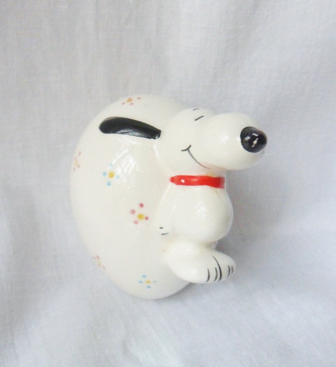 Hucha de huevos de Snoopy, Hucha de monedas vintage de United Feature ...