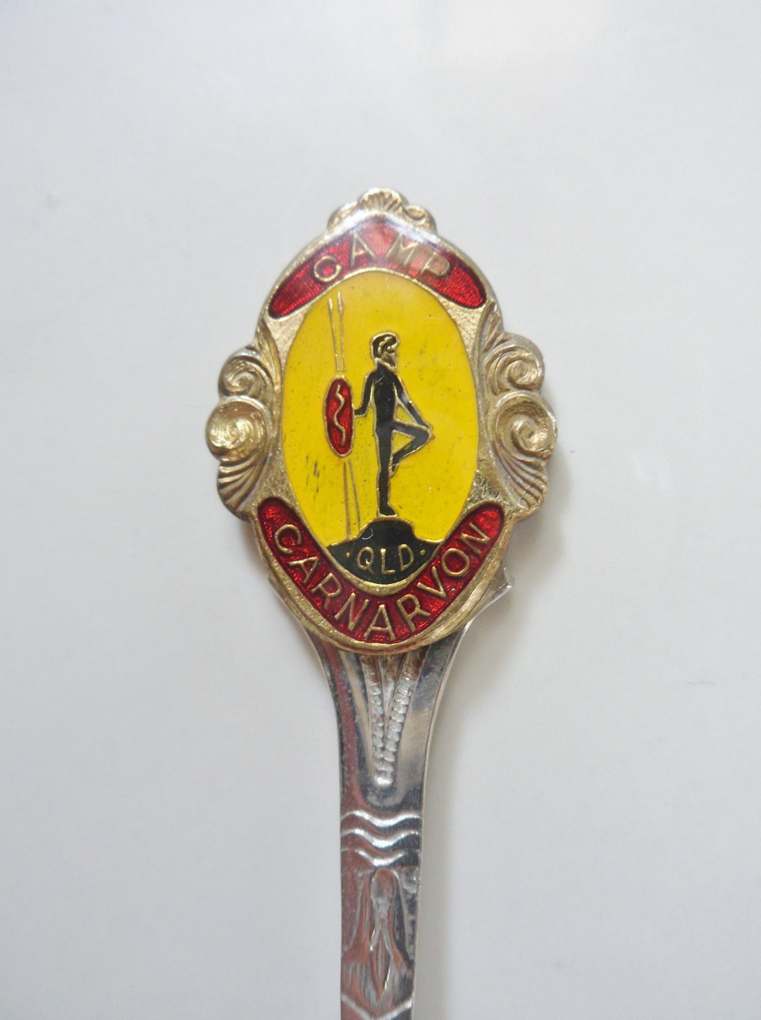 Camp Qld Carnavon Souvenir Spoon, Vintage Silver Pitcker Weld Brisbane ...