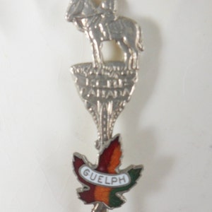 Royal Canadian Mounted Police Spoon, Guelph Canada Souvenir Spoon ...